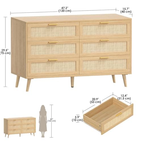Best Rattan and Cane Dressers for Texture-Forward Furniture Styles ...